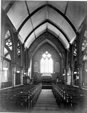 08 Grace interior c1880 | Grace Episcopal Church, Amherst MA